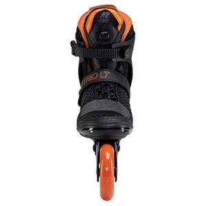 K2 Skate Mens Trio LT 100, Black_Orange, 7.5