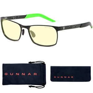 GUNNAR - Razer Edition Gaming Glasses - Blocks 65% Blue Light - FPS, Onyx, Amber Tint