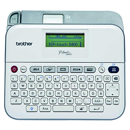 Brother Pt-d400ad Versatile, Easy-to-use Label Maker With Ac Adapter - Label, Tape - 0.14, 0.24,