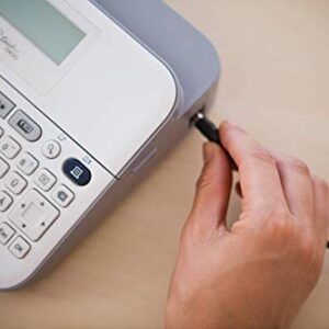 Brother Pt-d400ad Versatile, Easy-to-use Label Maker With Ac Adapter - Label, Tape - 0.14, 0.24,