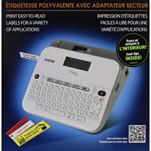 Brother Pt-d400ad Versatile, Easy-to-use Label Maker With Ac Adapter - Label, Tape - 0.14, 0.24,