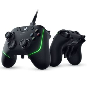 razer wolverine v2 chroma wired gaming pro controller for xbox series x|s, xbox one, pc: rgb lighting – remappable buttons & triggers – mecha-tactile buttons & d-pad – trigger stop-switches – black