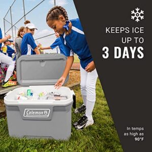 Coleman Ice Chest | Coleman 316 Series Hard Coolers, 52qt Rock Grey