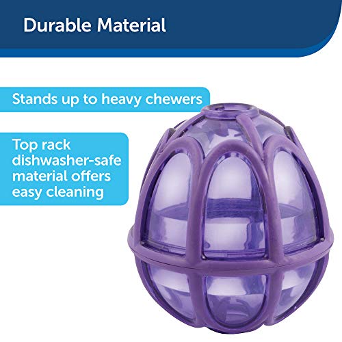 PetSafe Busy Buddy Kibble Nibble Meal Dispensing Dog Toy, Small - PTY00-13739,purple