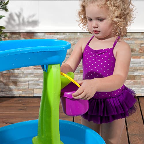 Step2 Rain Showers Splash Pond Water Table | Kids Water Play Table with 13-Pc Accessory Set