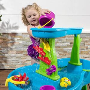 Step2 Rain Showers Splash Pond Water Table | Kids Water Play Table with 13-Pc Accessory Set