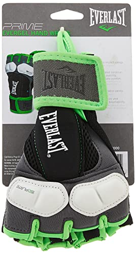 Everlast Prime Evergel Boxing Hand Wraps, Black, Medium