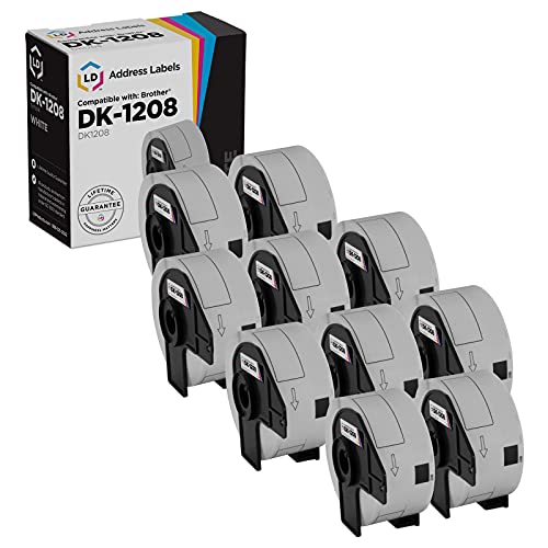 LD Compatible Address Label Replacement for Brother DK-1208 1.4 in x 3.5 in (400 Labels, 10-Pack)