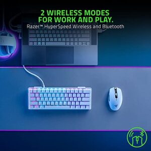 Razer Orochi V2 Mobile Wireless Gaming Mouse: Ultra Lightweight - 2 Wireless Modes - Up to 950hrs Battery Life - Mechanical Mouse Switches - 5G Advanced 18K DPI Optical Sensor - White