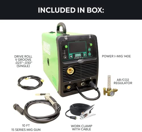 New 2021 Model Cyclone 140E MIG Welder 110 volts FLUX Core capable 140AMP