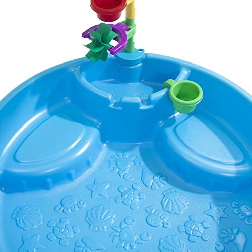 Step2 Play & Shade Pool for Toddlers | Plastic Kids Outdoor Pool, Multicolor