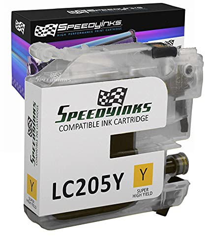 Speedy Inks Compatible Ink Cartridge Replacement for Brother LC205Y Super High Yield (Yellow)