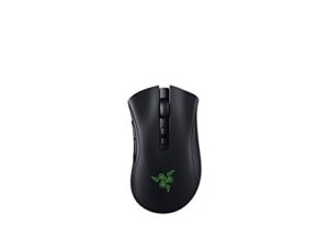 razer deathadder v2 pro wireless gaming mouse: 20k dpi optical sensor – 3x faster than mechanical optical switch – chroma rgb lighting – 8 programmable buttons – classic black (renewed)