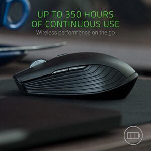 Razer Atheris Ambidextrous Wireless Mouse: 7200 DPI Optical Sensor - 350 Hr Battery Life - USB Wireless Receiver & Bluetooth Connection - Classic Black