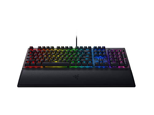 Razer BlackWidow V3 Mechanical Gaming Keyboard: Green Mechanical Switches - Tactile & Clicky - Chroma RGB Lighting - Compact Form Factor - Programmable Macro Functionality (Renewed)