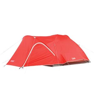 coleman hooligan backpacking tent , red, 4-person