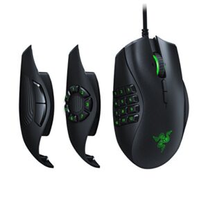 Razer Naga Trinity Gaming Mouse & Tartarus v2 Gaming Keypad: Mecha-Membrane Key Switches - 32 Programmable Keys - Customizable Chroma RGB Lighting - Programmable Macros - Classic Black