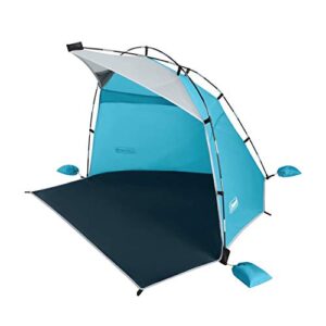 coleman skyshade compact beach shade, pop up beach tent, portable shade tent, small