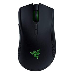 razer mamba wireless, wired/wireless gaming mouse with true 16,000 dpi 5 generation optical sensor, 50 hour battery life, powered by razer chroma