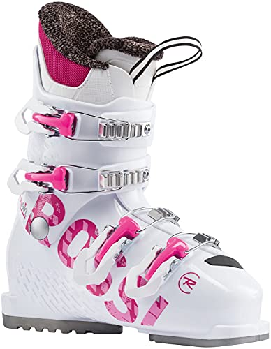 Rossignol Fun Girl 4 Ski Boots, Girls, White, 25.5