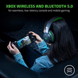 Razer Kaira Pro Wireless Gaming Headset for Xbox Series X|S, Xbox One: Triforce Titanium 50mm Drivers - Supercardioid Mic - Dedicated Mobile Mic - EQ Pairing - Xbox Wireless & Bluetooth 5.0 - Black