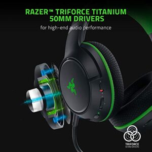 Razer Kaira Pro Wireless Gaming Headset for Xbox Series X|S, Xbox One: Triforce Titanium 50mm Drivers - Supercardioid Mic - Dedicated Mobile Mic - EQ Pairing - Xbox Wireless & Bluetooth 5.0 - Black