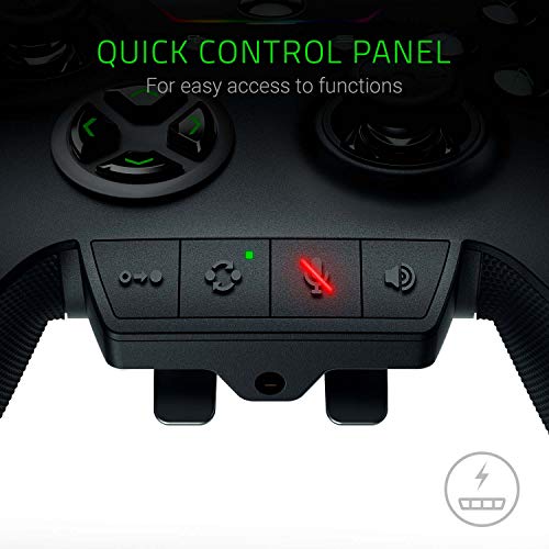 Razer Wolverine Ultimate Officially Licensed Xbox One Controller: 6 Remappable Buttons and Triggers - Interchangeable Thumbsticks and D-Pad - For PC, Xbox One, Xbox Series X & S - Black