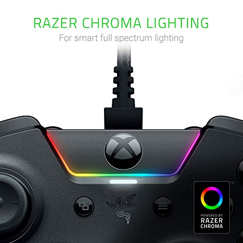 Razer Wolverine Ultimate Officially Licensed Xbox One Controller: 6 Remappable Buttons and Triggers - Interchangeable Thumbsticks and D-Pad - For PC, Xbox One, Xbox Series X & S - Black