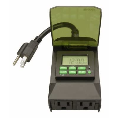 Coleman Cable 50014 7-Day Outdoor Digital Timer