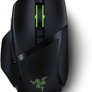 Razer Basilisk Ultimate HyperSpeed Wireless Gaming Mouse w/Charging Dock 20K DPI Optical Sensor - Chroma RGB - 11 Programmable Buttons - 100 Hr Battery - Classic Black (Renewed)