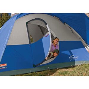 Coleman Camping Tent | 8 Person Montana Cabin Tent with Hinged Door