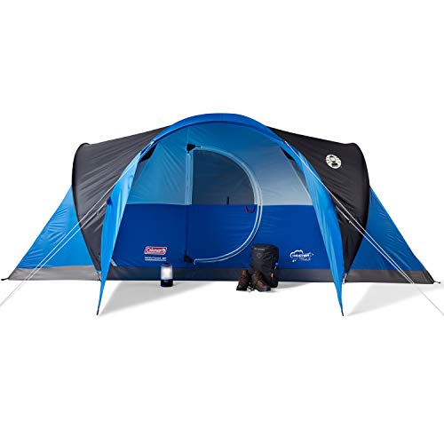 Coleman Camping Tent | 8 Person Montana Cabin Tent with Hinged Door