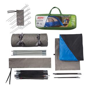 Coleman Camping Tent | 8 Person Montana Cabin Tent with Hinged Door