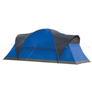 Coleman Camping Tent | 8 Person Montana Cabin Tent with Hinged Door