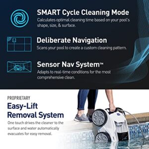 Polaris VRX iQ+ Smart Robotic Pool Cleaner with iAquaLink Control, Extra Long 70' Cable w/Tangle reducing Swivel, Large Debris Canister and 7 Cleaning Modes