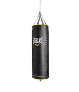 everlast 80lb powercore heavy bag, black