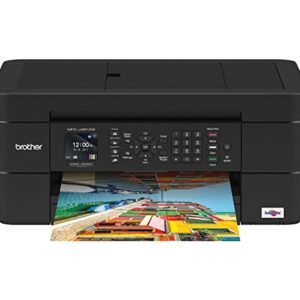 Brother Wireless All-in-One Inkjet Printer, MFC-J491DW, Multi-function Color Printer, Duplex Printing, Mobile Printing,Amazon Dash Replenishment Enabled, Black, 8.5 (MFCJ491DW)