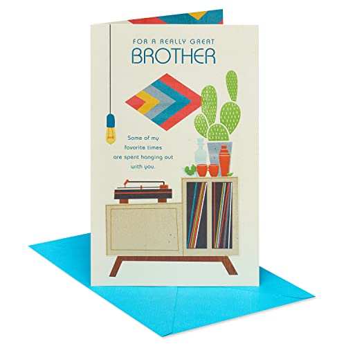 American Greetings Birthday Card For Brother (Good Time When We're Together)