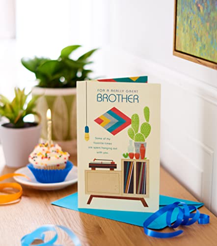 American Greetings Birthday Card For Brother (Good Time When We're Together)