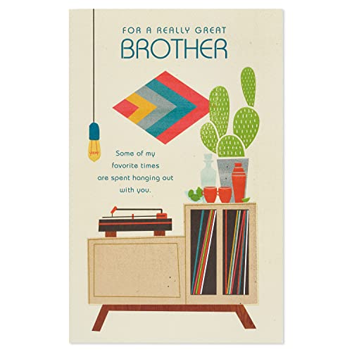 American Greetings Birthday Card For Brother (Good Time When We're Together)