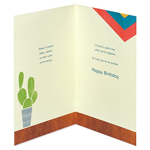 American Greetings Birthday Card For Brother (Good Time When We're Together)