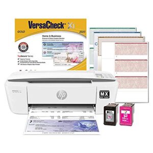 versacheck hp deskjet 3755 mx micr check printer and versacheck gold check printing software bundle, (3755mx)