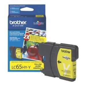 Brother LC65HYY High-Yield -Ink Cartridge, 750 Page-Yield, Yellow