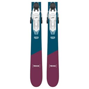 Rossignol Trixie Womens Skis 148 W/Look Xpress W 10 GW Bindings White/Sparkle