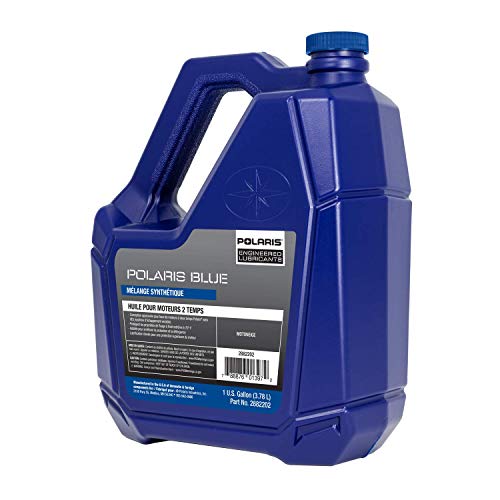 Polaris Snowmobile Blue Synthetic Blend 2-Cycle Oil, 2-Stroke Engines