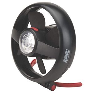 coleman cpx lighted tent fan with stand