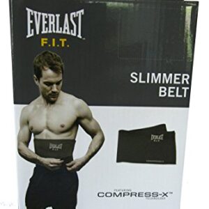 Everlast F.I.T. Slimmer Belt Up To 52 Waist Size, (Silver)