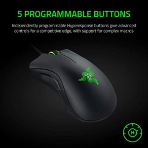 Razer Death Adder Essential - Right-Handed Gaming Mouse (RZ01-02540100-R3U1) (Renewed)