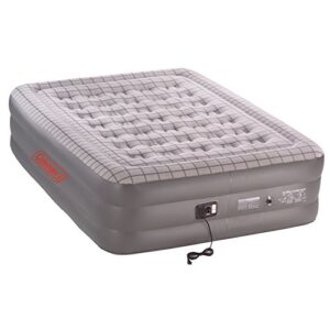 coleman premium double high supportrest airbed with built-in pump