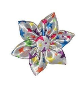 h&k pet pinwheel | superstar (small) | birthday velcro collar accessory for dogs/cats | fun pet pinwheel collar attachment | cute, comfortable pet accessory